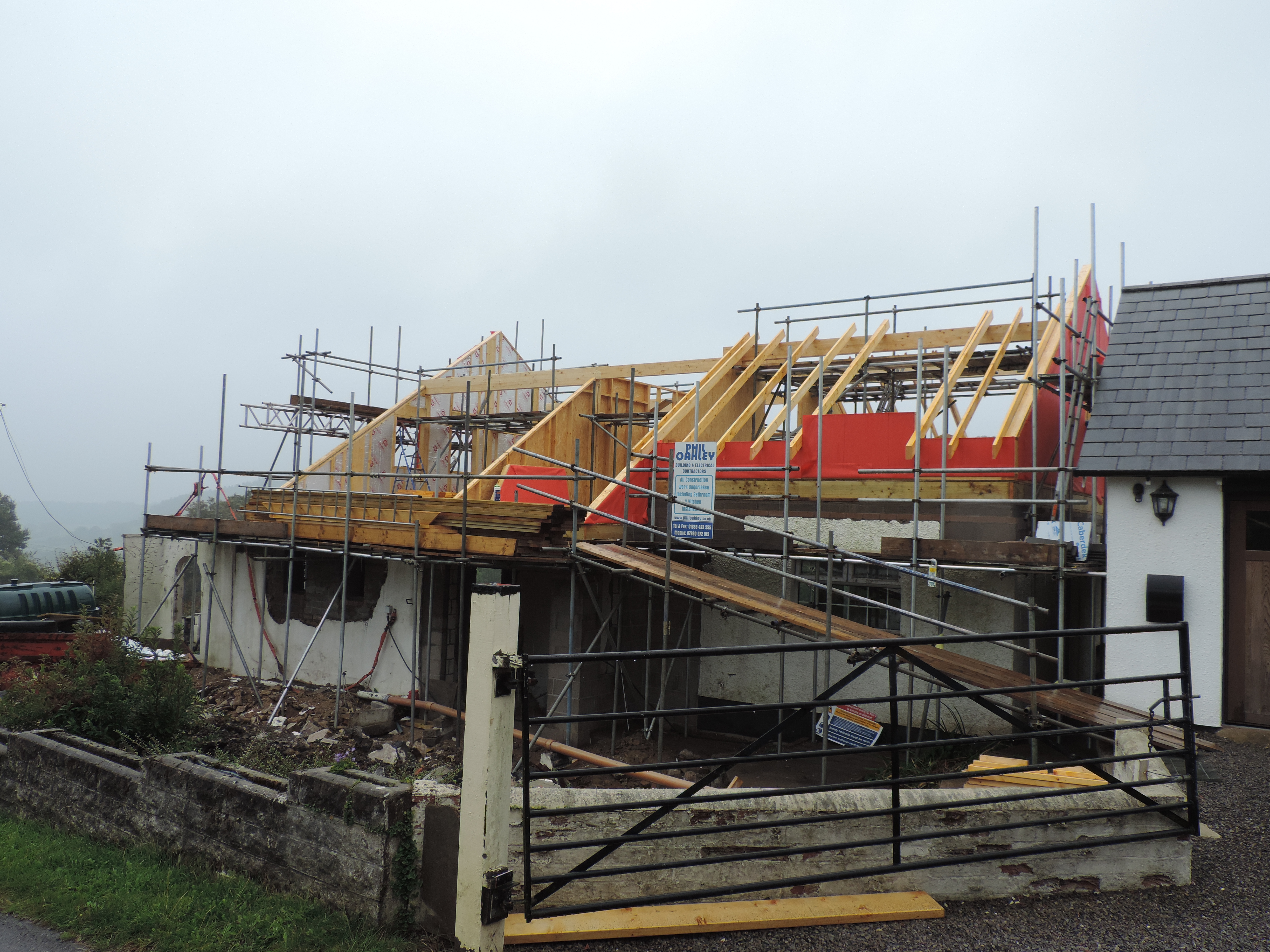 Timber frame on top of cavity wall - Timber Frame - BuildHub.org.uk