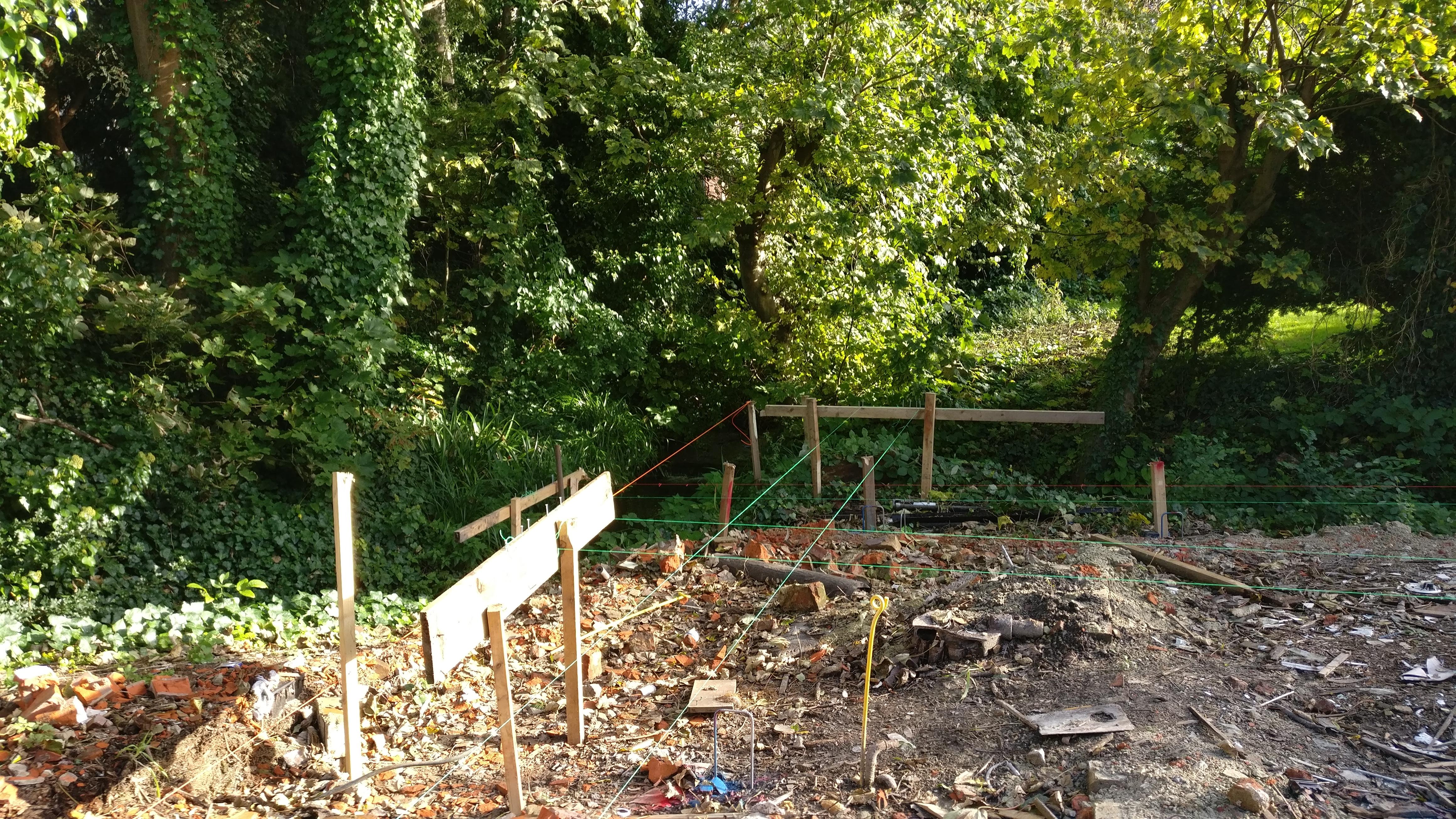 Building over Sewer, the admin side of it - Timber Portal Frame - but ...